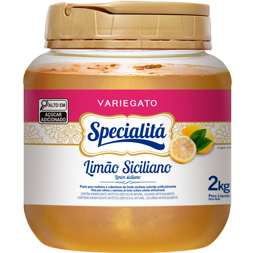 Variegato Limão Siciliano - Specialitá | Matérias-primas para gelados ...